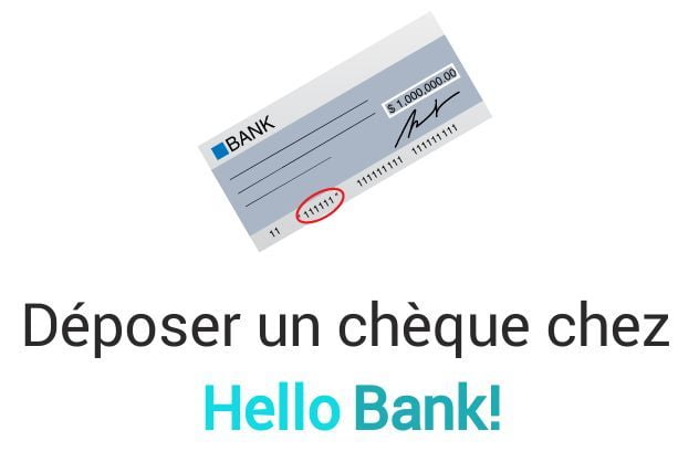 Déposer un chèque chez Hello Bank : Comment vous y prendre